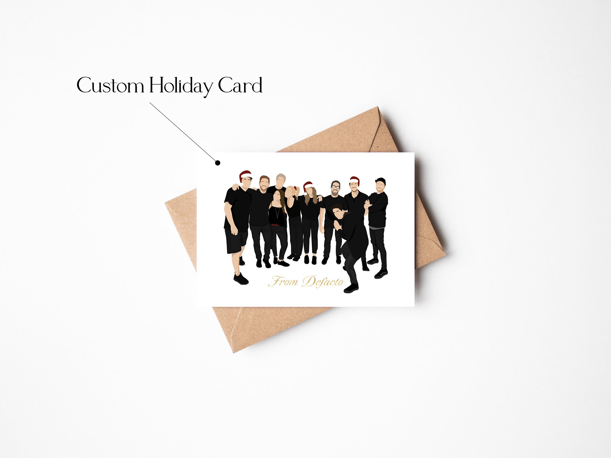 Custom Minimal Group Illustration | 5+ People | Digital Illustration ...