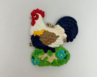 Set of 12 ROOSTER-CHICKEN Magnets Each Magnet Approximately - Etsy