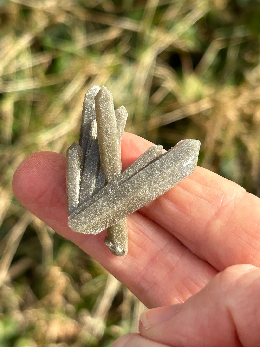 Quartz With Hedenbergite Inclusions, Prasem Quartz inner Mongolia - Etsy UK