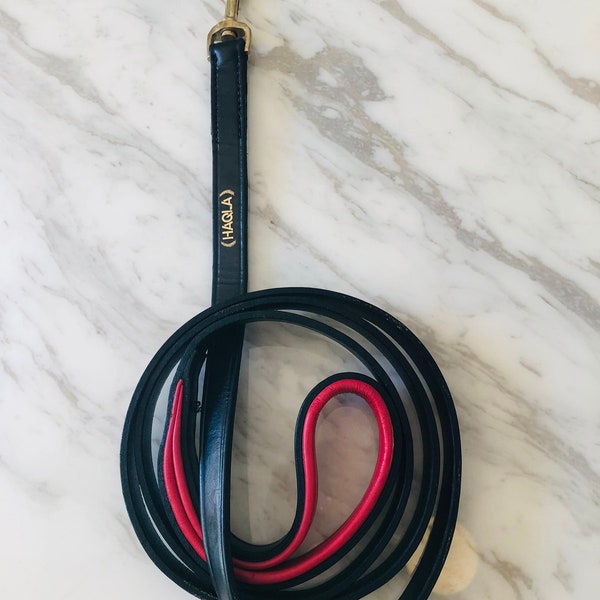 Leather Show Leash - Etsy