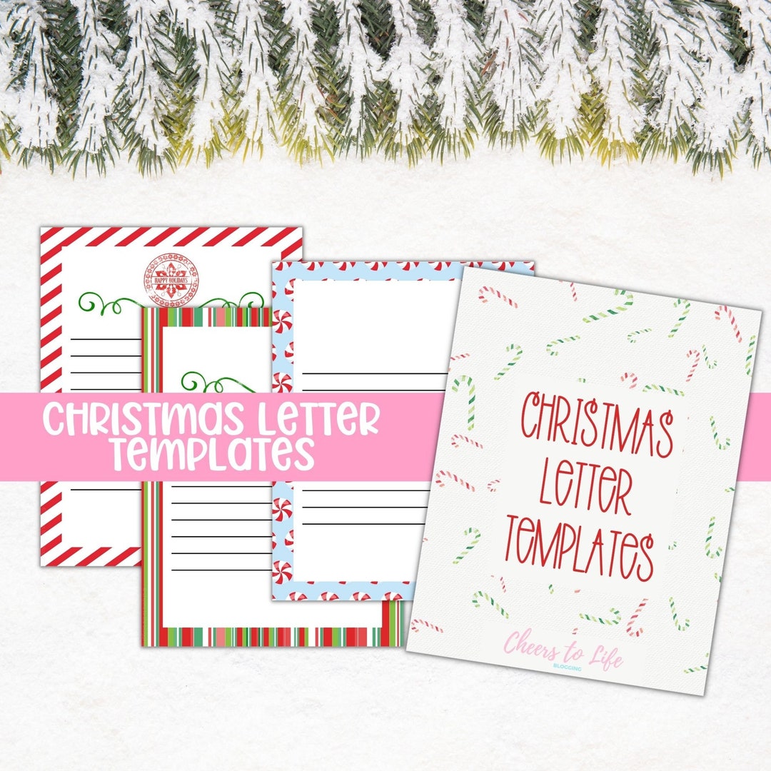 Printable Christmas Letter Stationery | Letter to Santa | Letterhead ...
