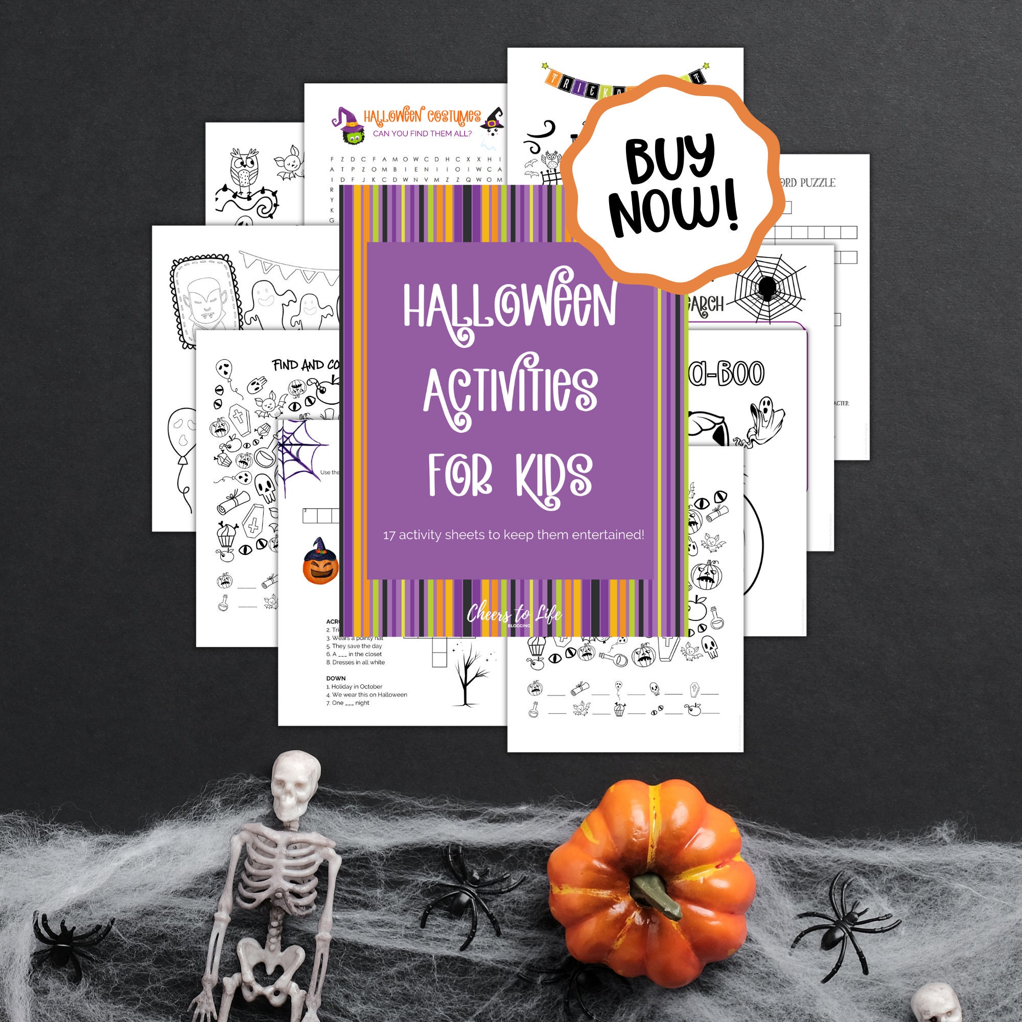Halloween Kids Activity Sheets Bundle | Printable Halloween Activities ...