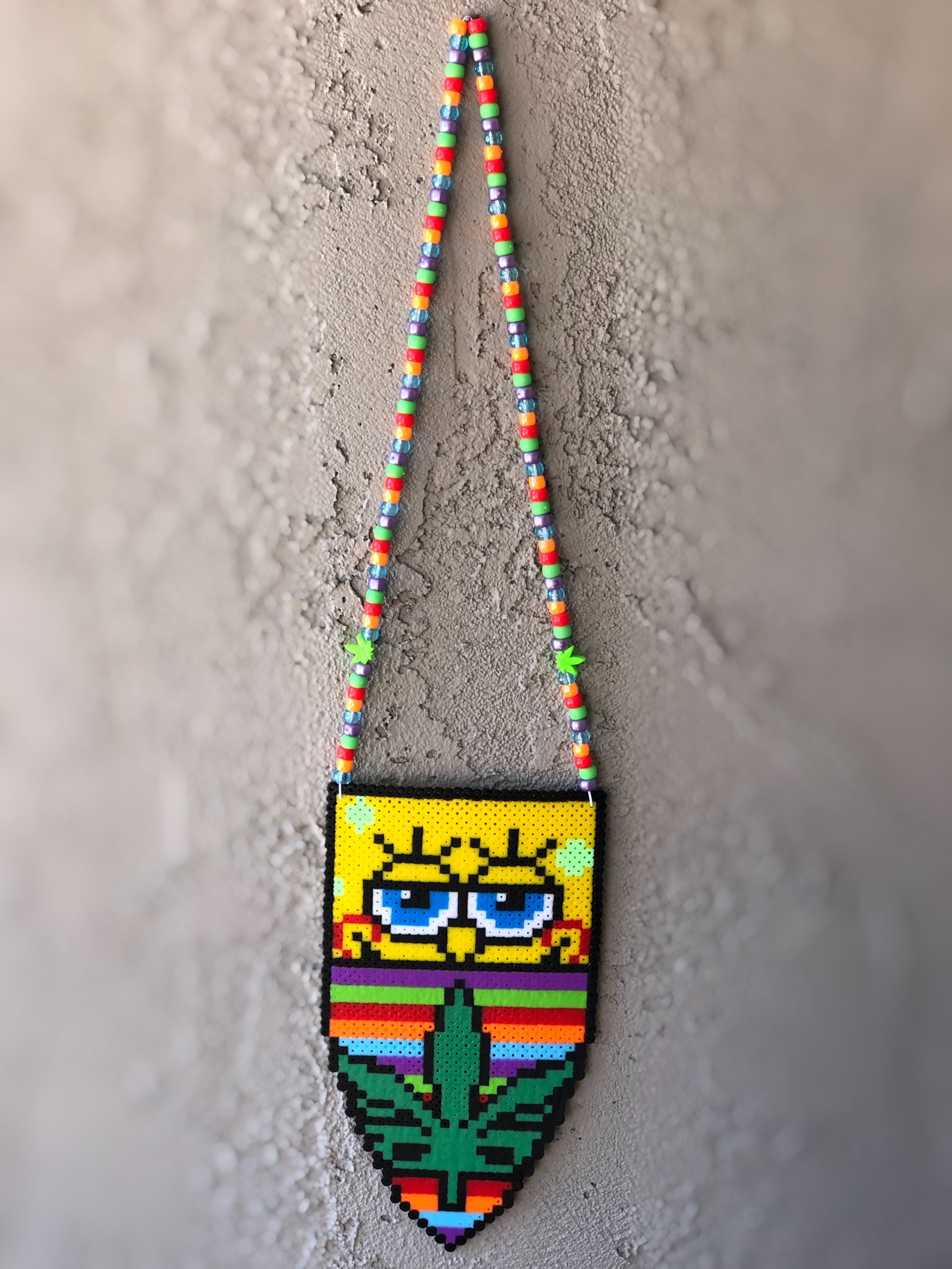 Rave Perler Necklace - Etsy