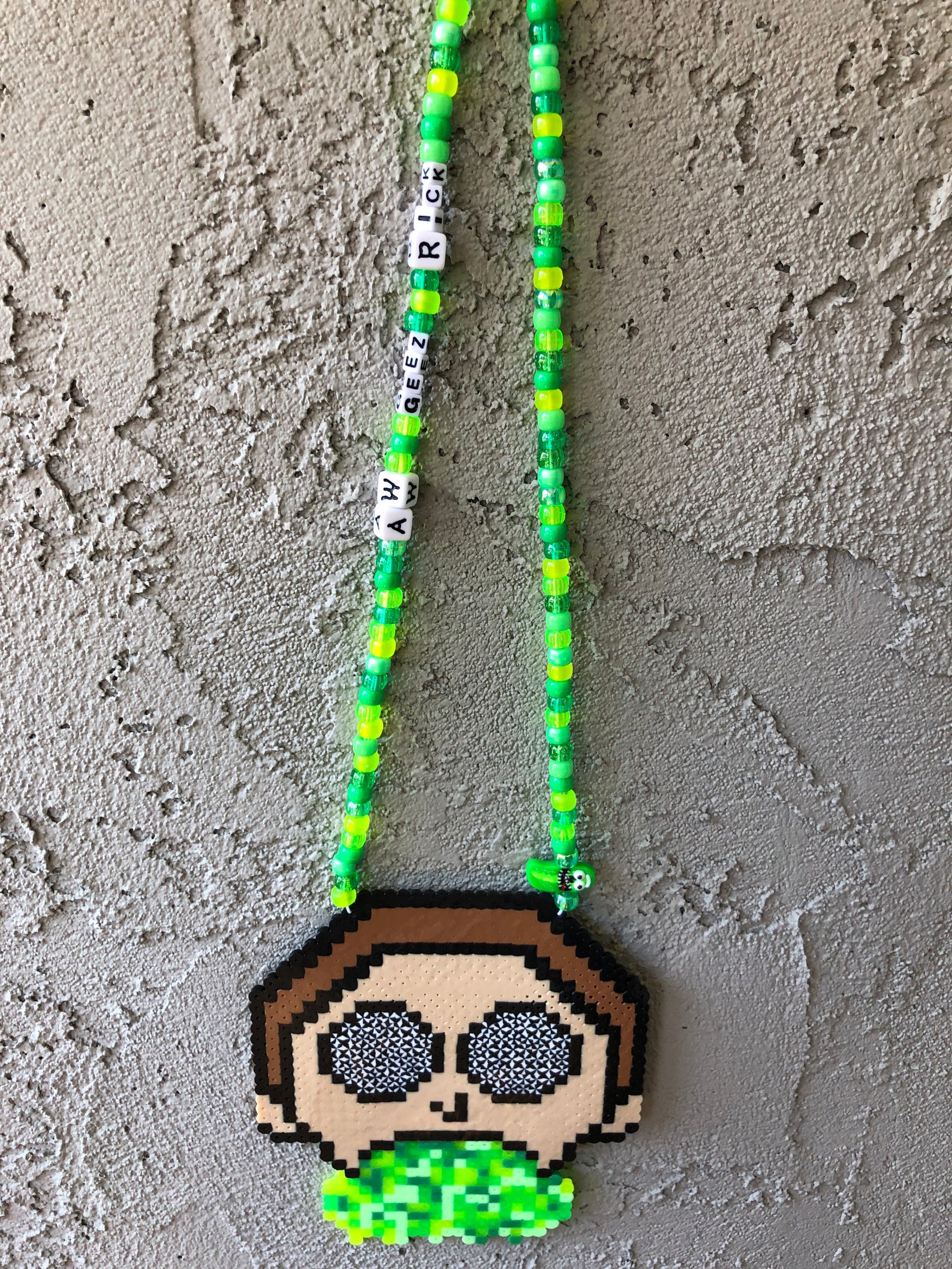 Rave Perler Necklace - Etsy