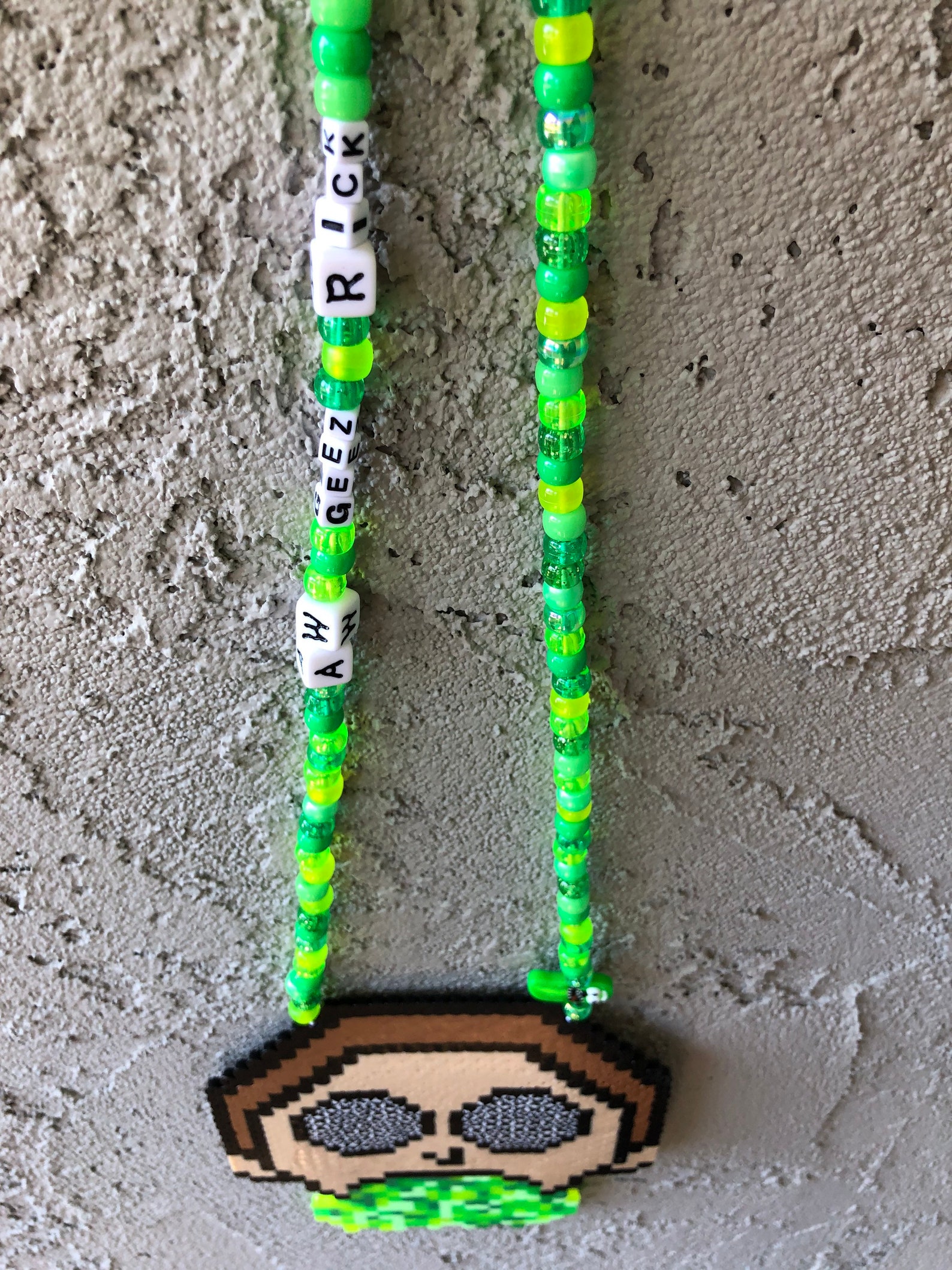 Rave Perler Necklace - Etsy