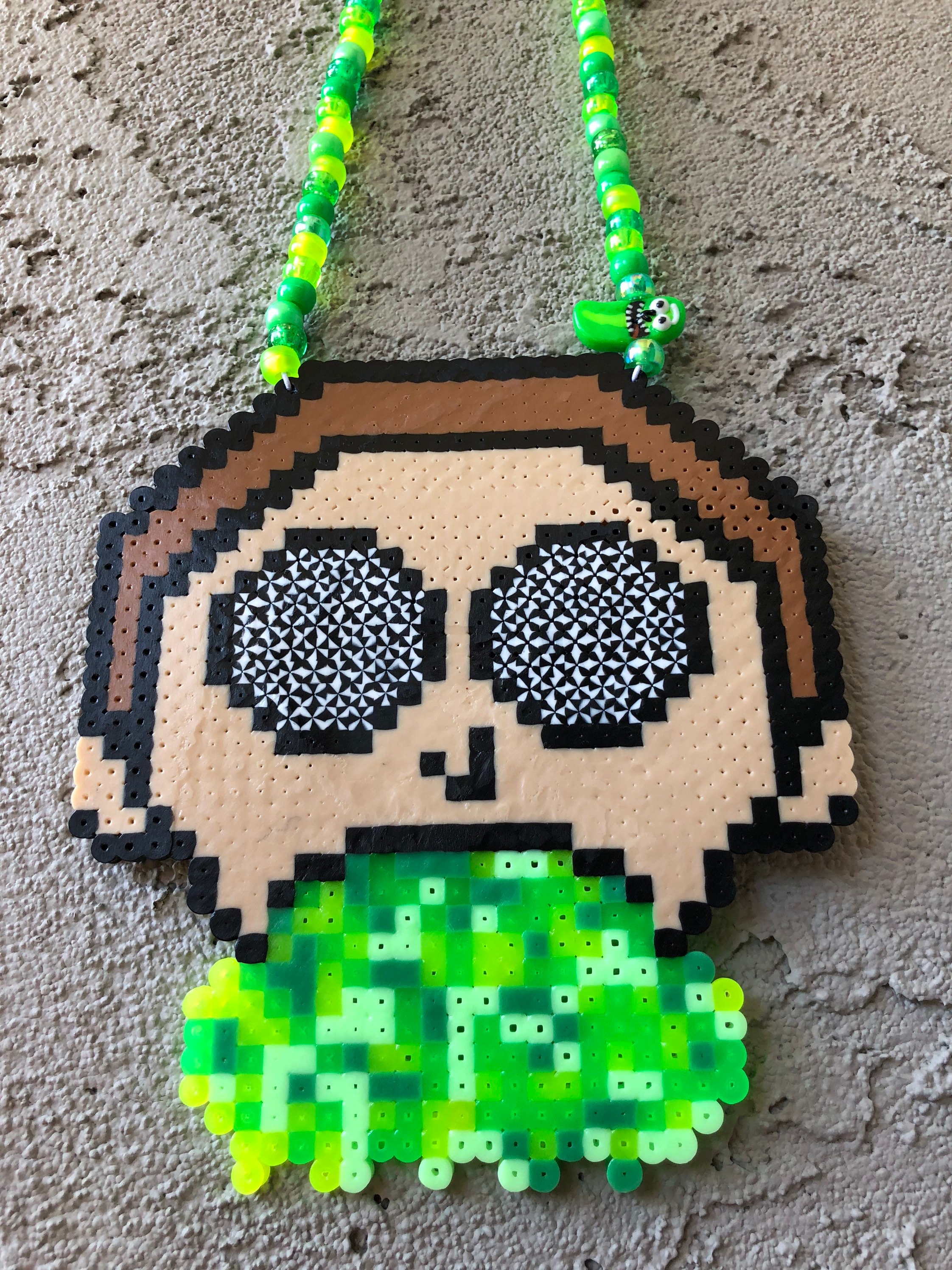 Rave Perler Necklace - Etsy