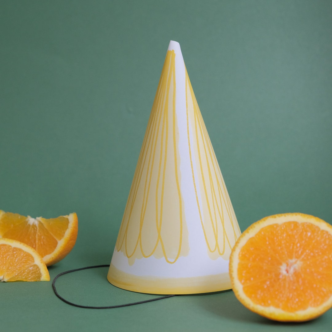 Lemon Slice Kids Printable Party Hat - Etsy