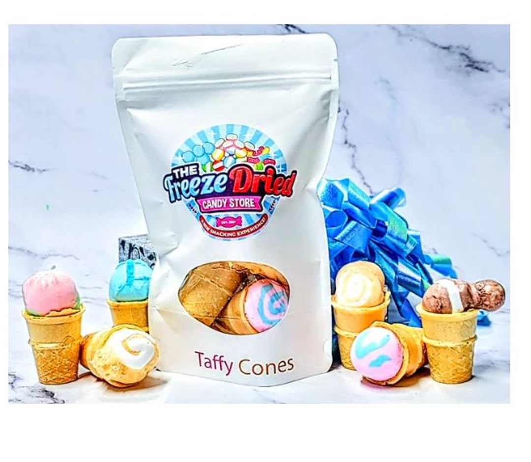 Freeze Dried Candy Taffy Cones - Etsy