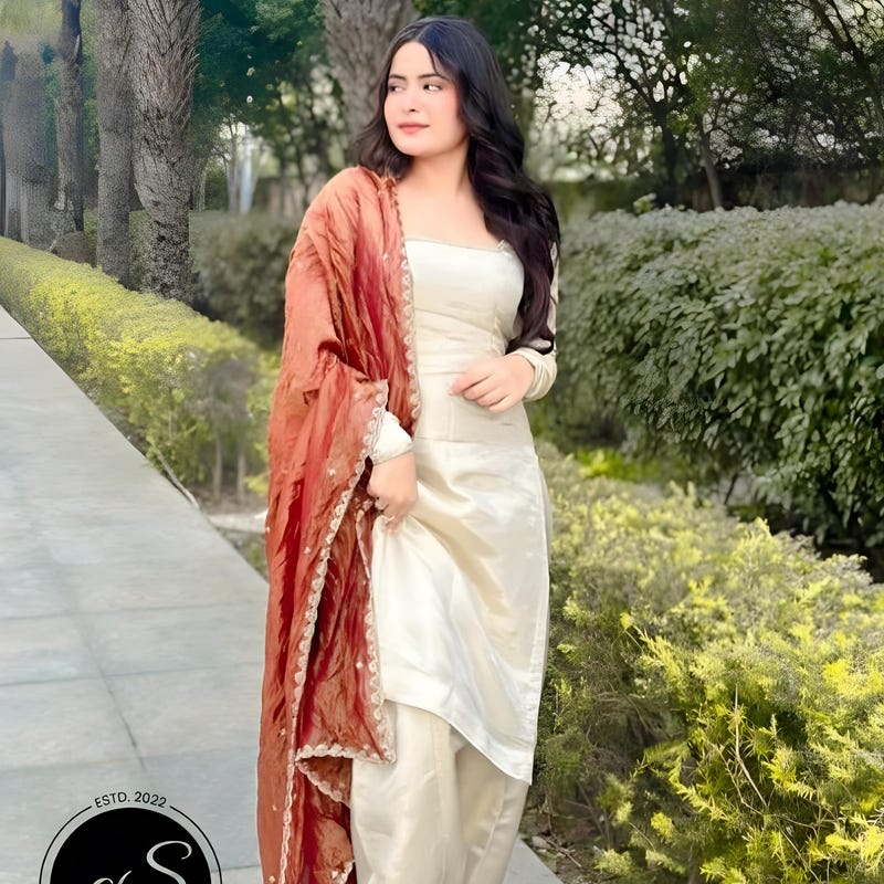 Organza Punjabi Suits - Etsy