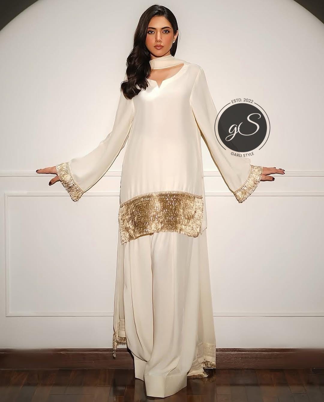 Heavy Work Pakistani Farsi Shalwar Suits Punjabi Suit Made to Measure ...