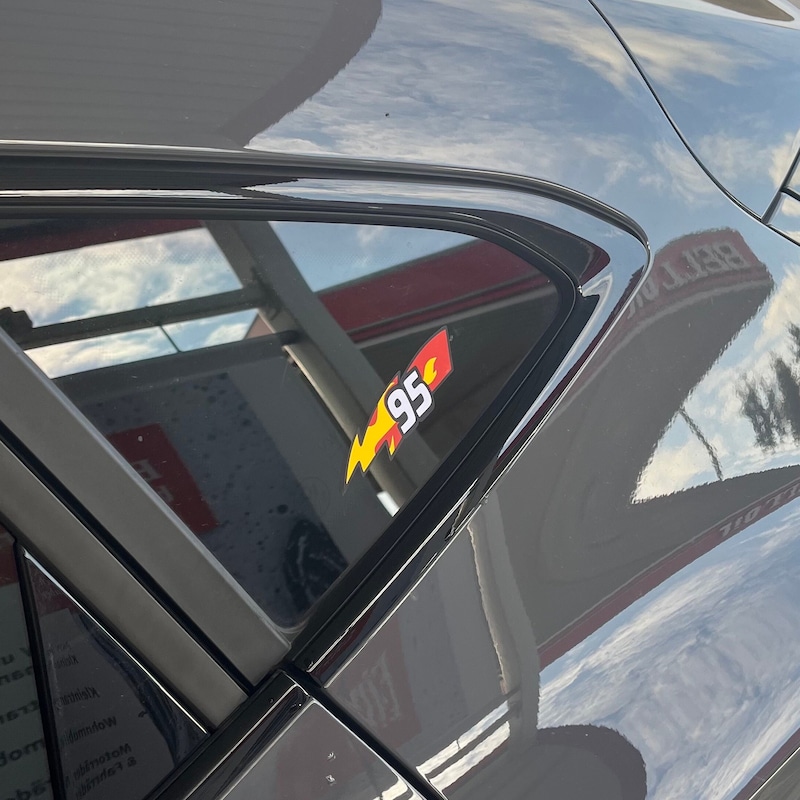 Lightning Mcqueen Car Decal - Etsy