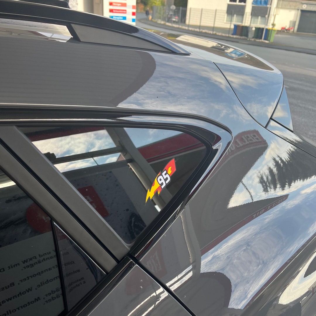 Cars Sticker Lightning Mcqueen / Car Sticker / 95 / Lightning 2x - Etsy