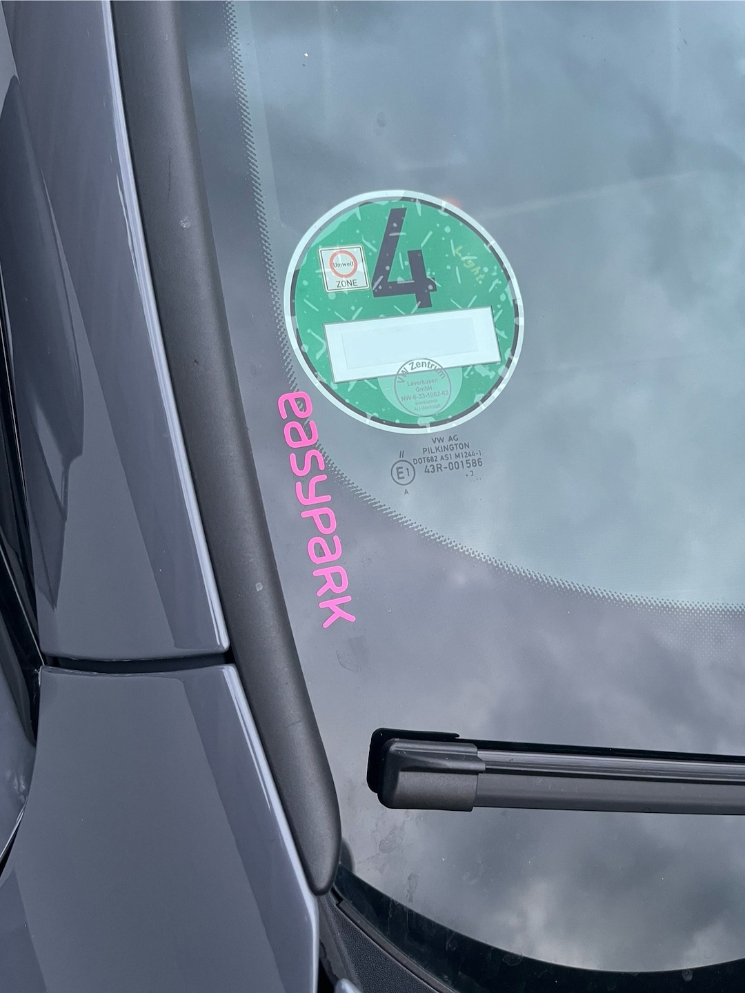 Easypark Sticker Windshield EXTERIOR - Etsy