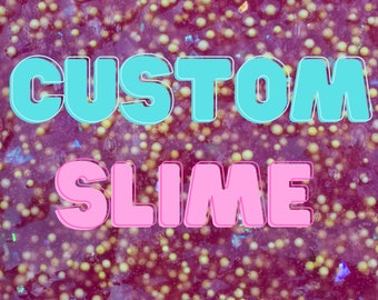 Custom Slime: Choose Your Slimes Texture, Color, and More! (4 Oz) - Etsy