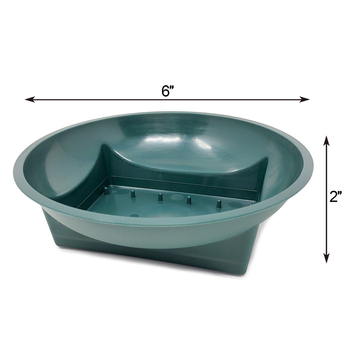 Green Design Bowls for Flower Arrangements, Centerpieces, and Holiday ...