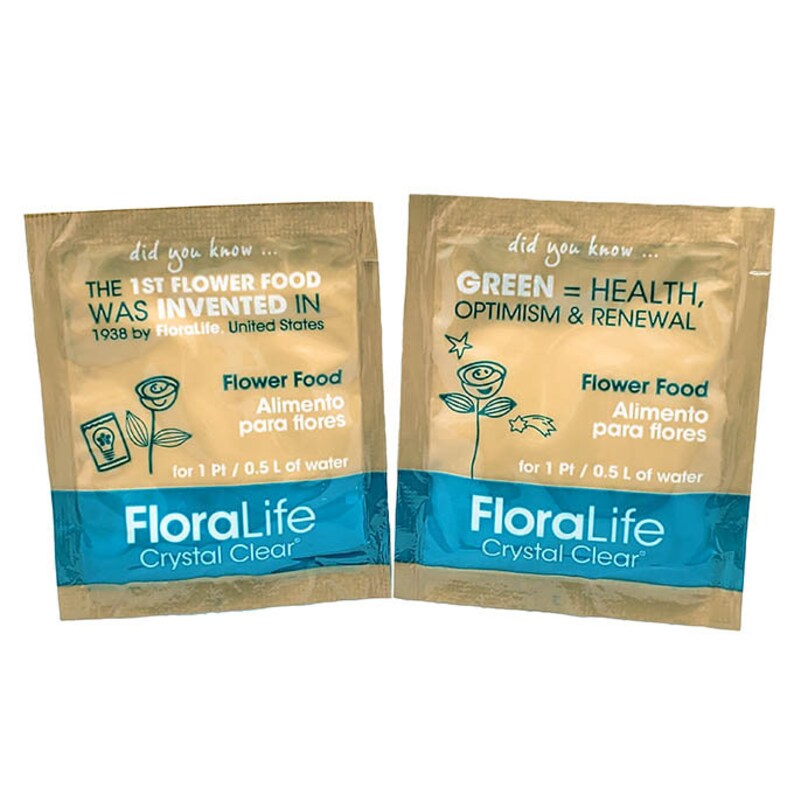 Floralife Crystal Clear Flower Food 100 Packets - Etsy