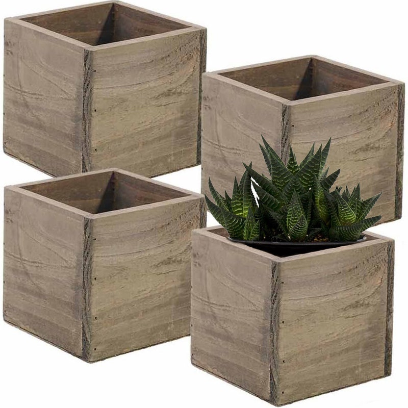 Wood Planter Box - Etsy