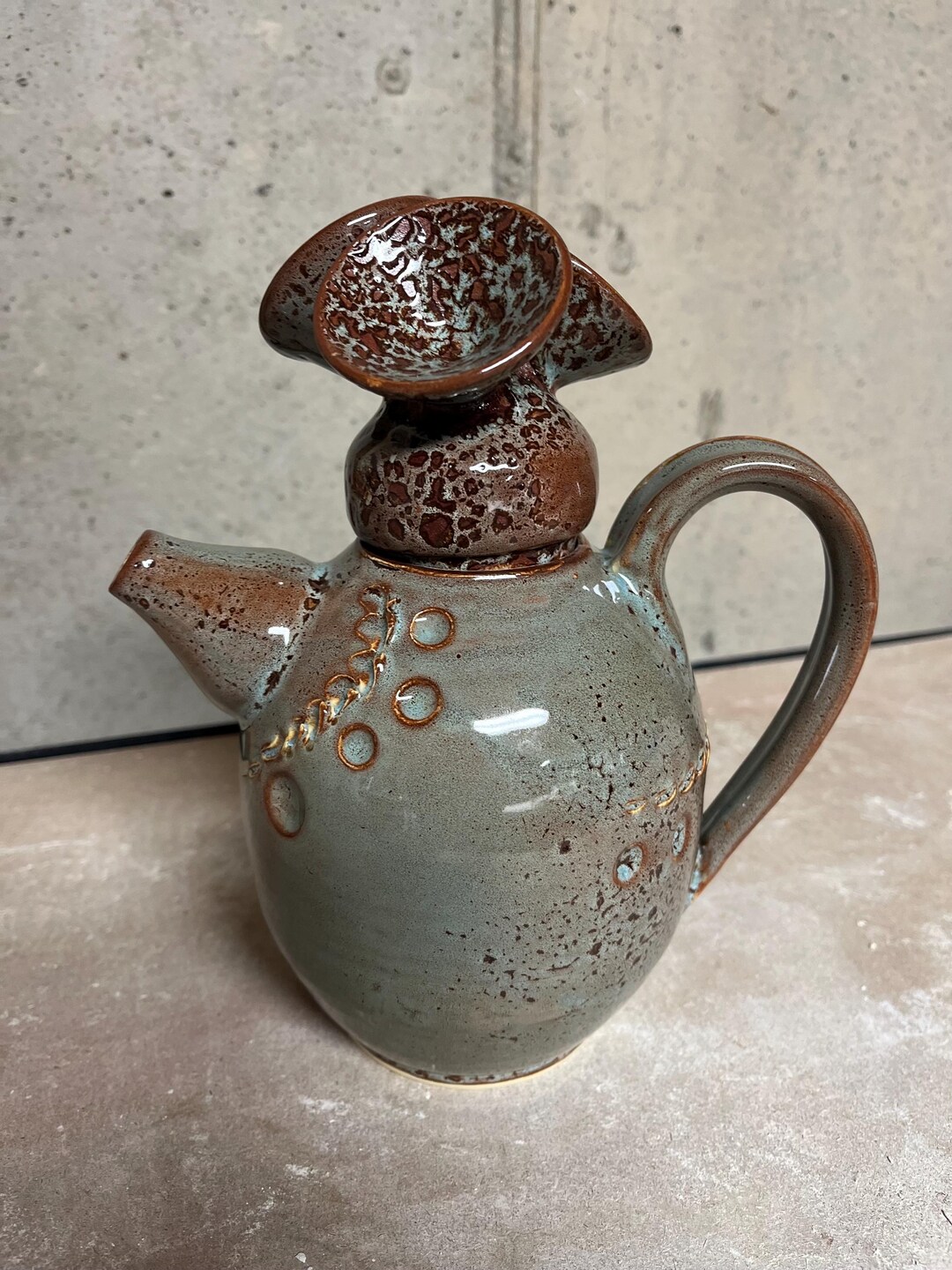 Pushing It Pottery Teapot - Etsy