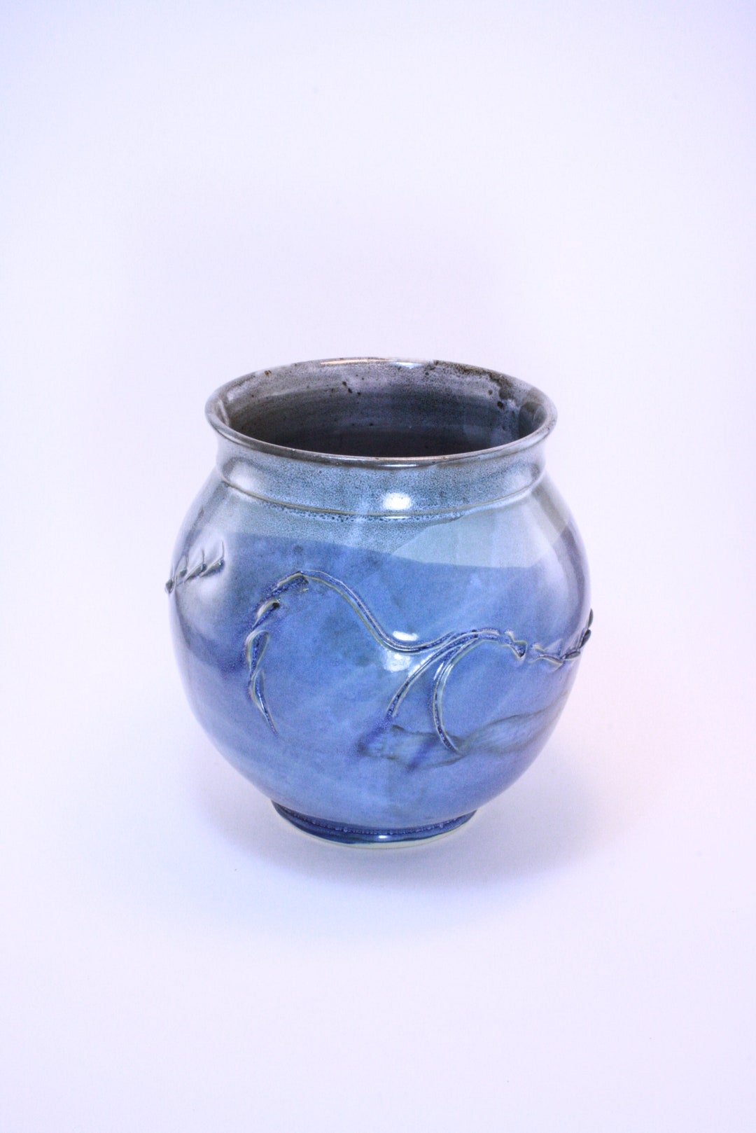 Wave Surfer Pottery Vase 8.5”x8.5” - Etsy