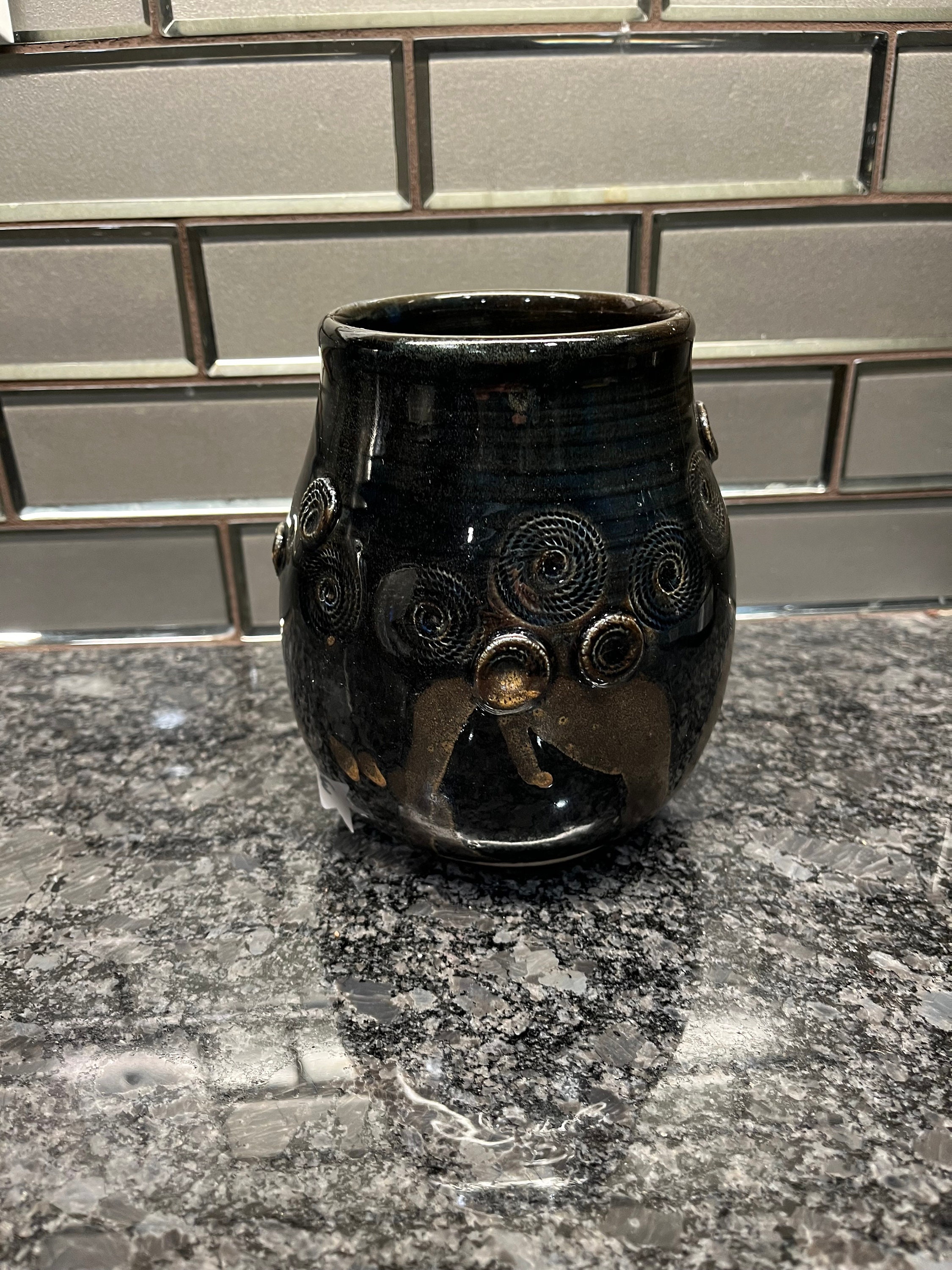 Many Moons Pottery Vase 4.25x5.25 - Etsy