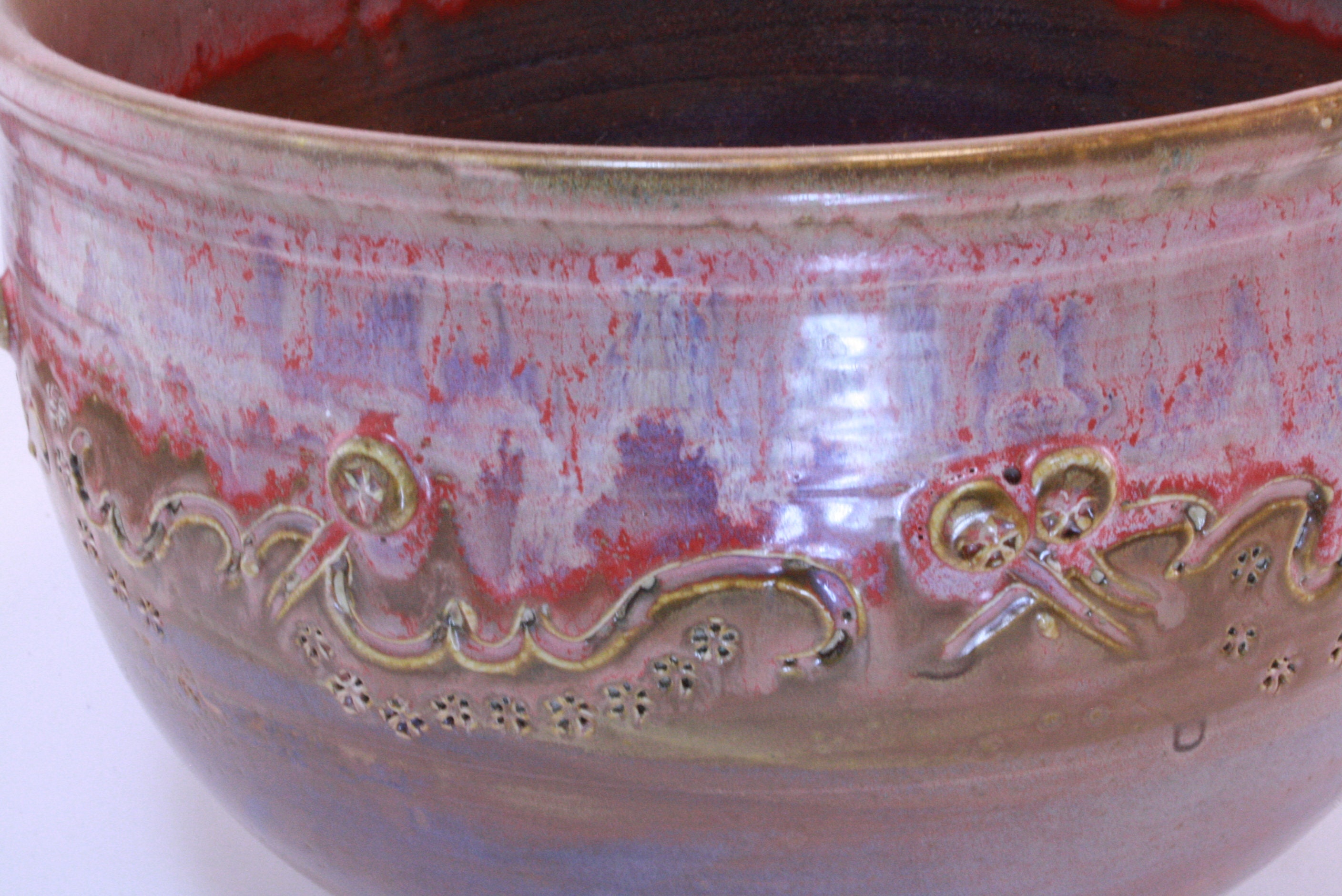 Mystic Carousel Pottery Planter Large - Etsy