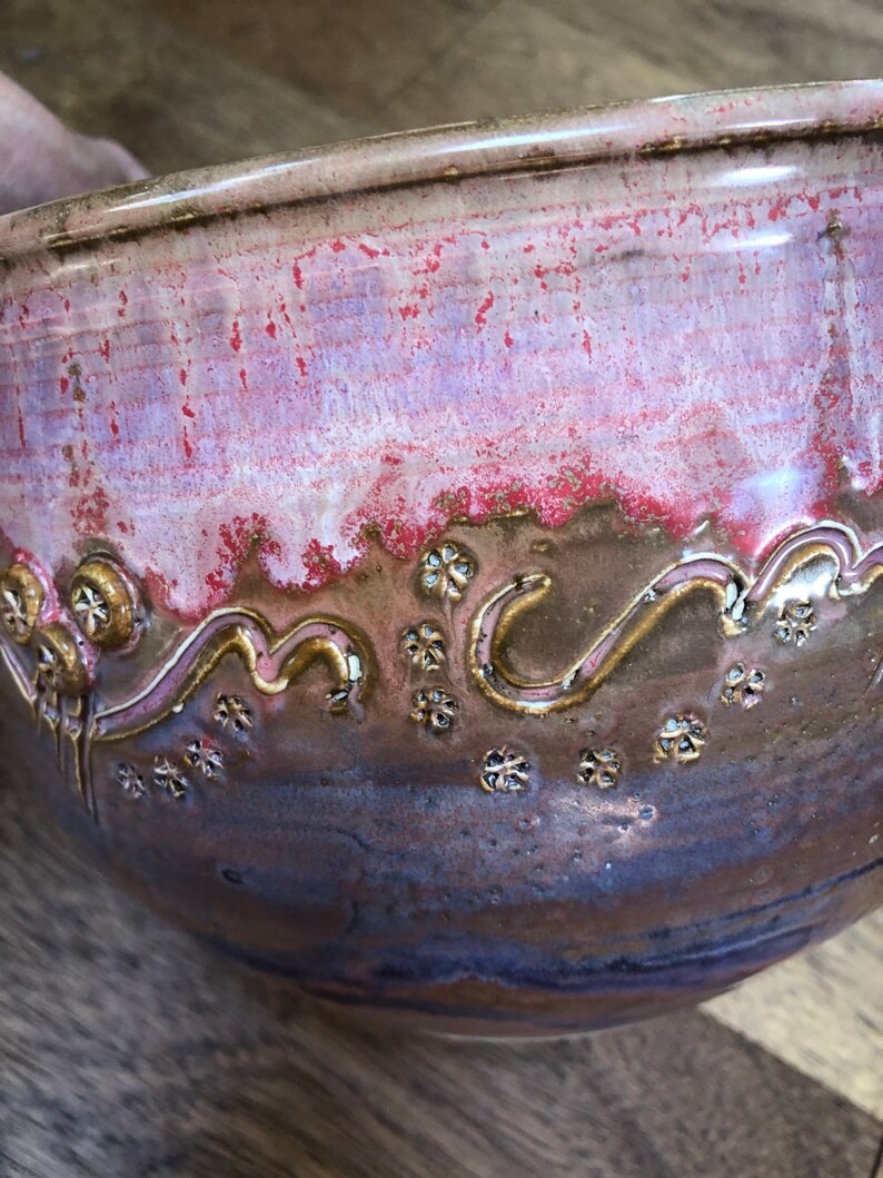 Mystic Carousel Pottery Planter Large - Etsy