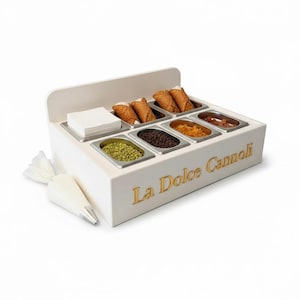 Portable Cannoli Boxes With Carrying Straps Lightweight Mobile Cannoli ...