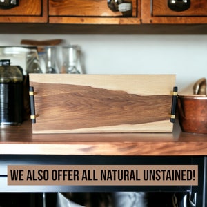 Large Serving Tray With Handles Wooden Tray With Feet Extra Large ...