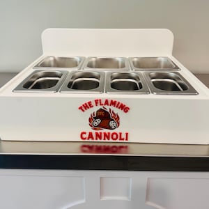Portable Cannoli Boxes With Carrying Straps Lightweight Mobile Cannoli ...