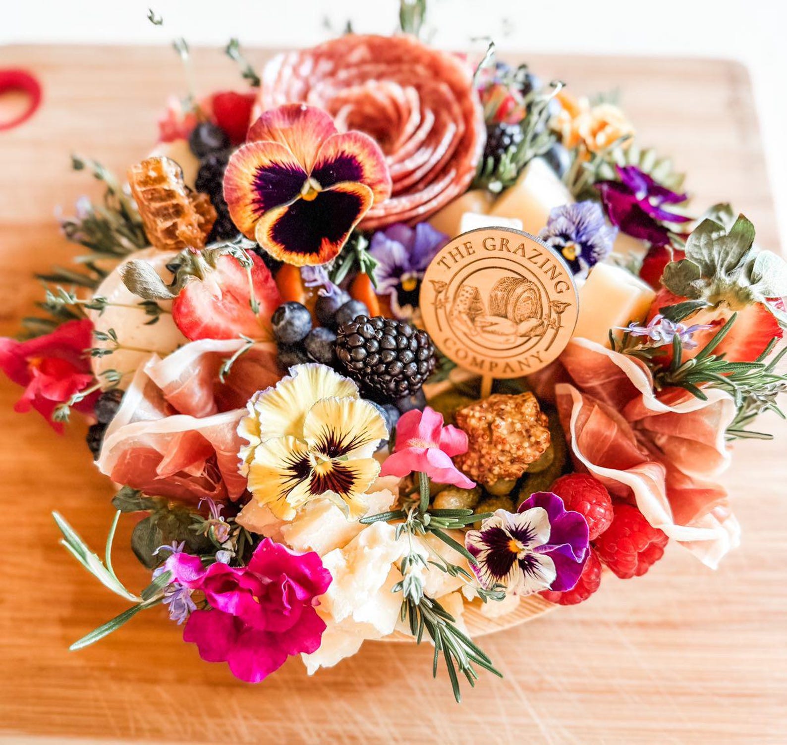 Custom Cheese Marker Tag Charcuterie Business Charcuterie Box Round ...