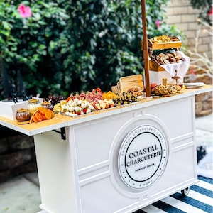 Mobile Event Cart for Catering Parties Wedding Food Collapsible ...