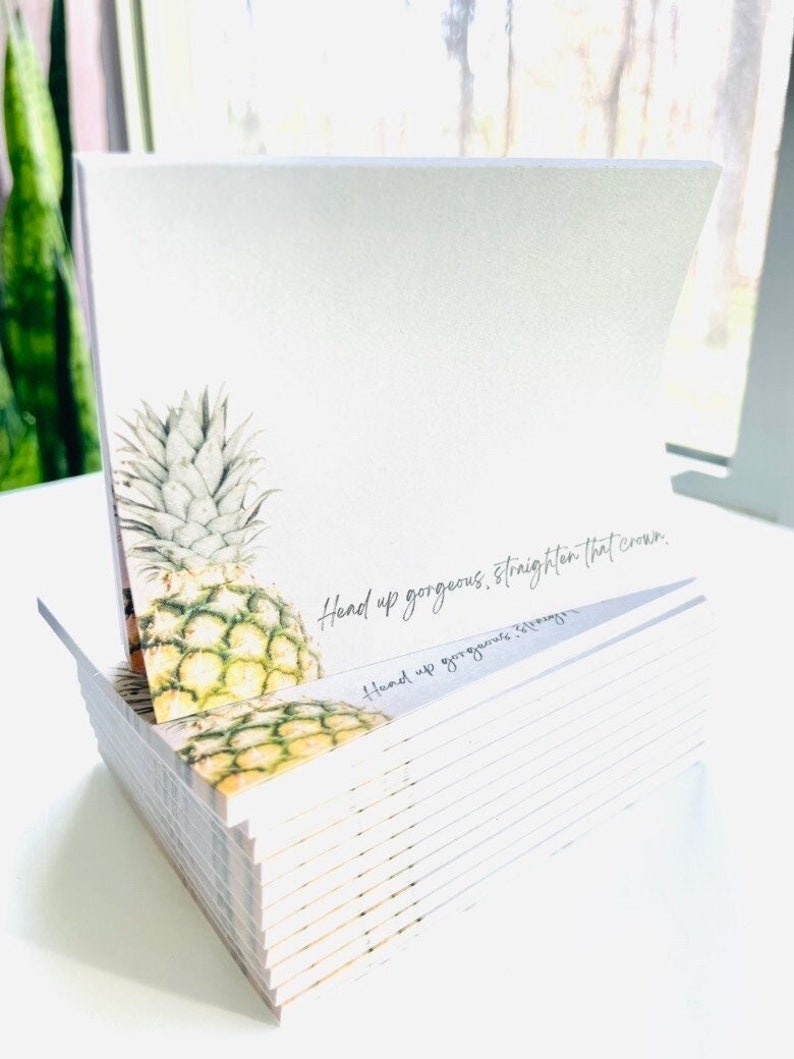 Set of Pineapple Post It Note Cute Sticky Note Set for Women - Etsy