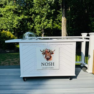 Mobile Event Cart for Catering Parties Wedding Food Collapsible ...