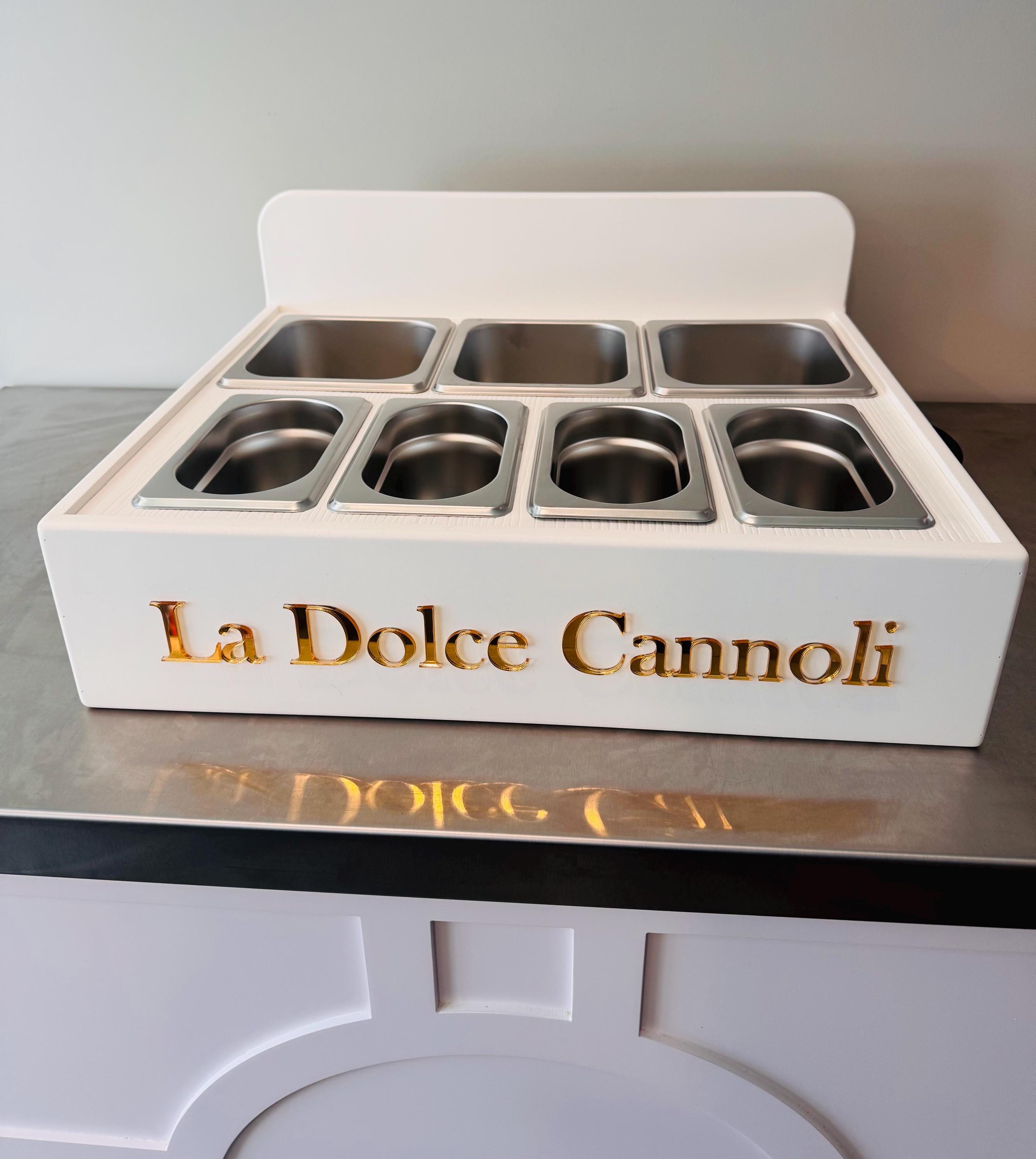 Portable Cannoli Boxes With Carrying Straps Lightweight Mobile Cannoli ...