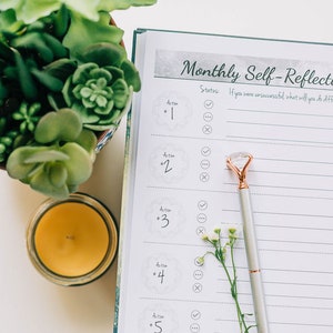 Habit Tracker Goal Setting Journal Undated Goal Journal Life Planner ...