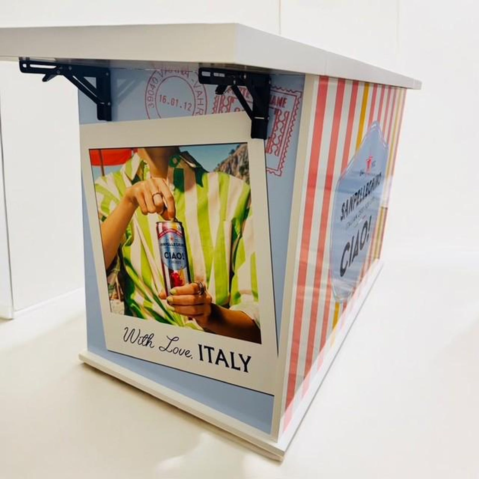 Sampling Cart Vinyl Wrapped Mobile Charcuterie Cart Collapsible Snack ...