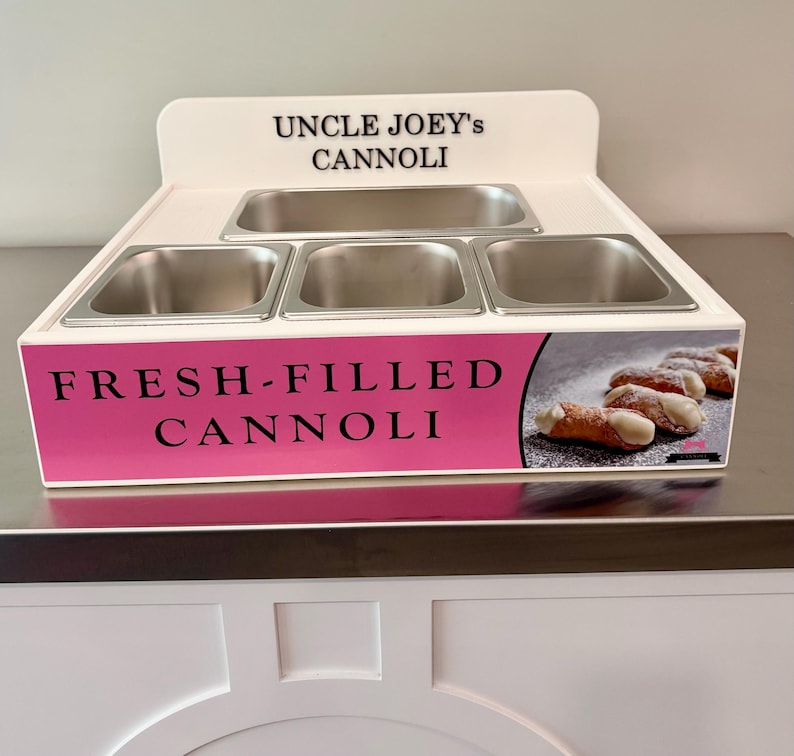 Portable Cannoli Boxes With Carrying Straps Lightweight Mobile Cannoli ...