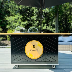 Mobile Event Cart for Catering Parties Wedding Food Collapsible ...