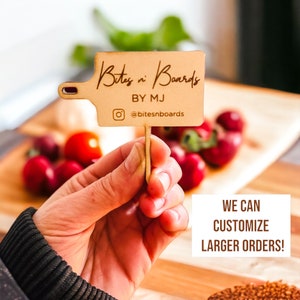 Food Allergy Marker Tags for Charcuterie Board Food Label Picks Set ...