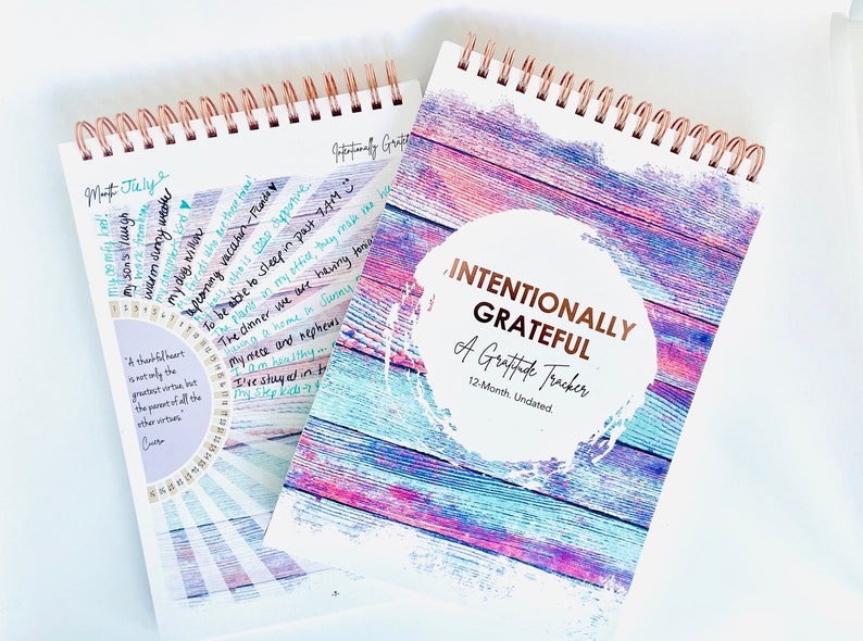 Daily Gratitude Journal Gratitude Tracker Journal Grateful Journal ...