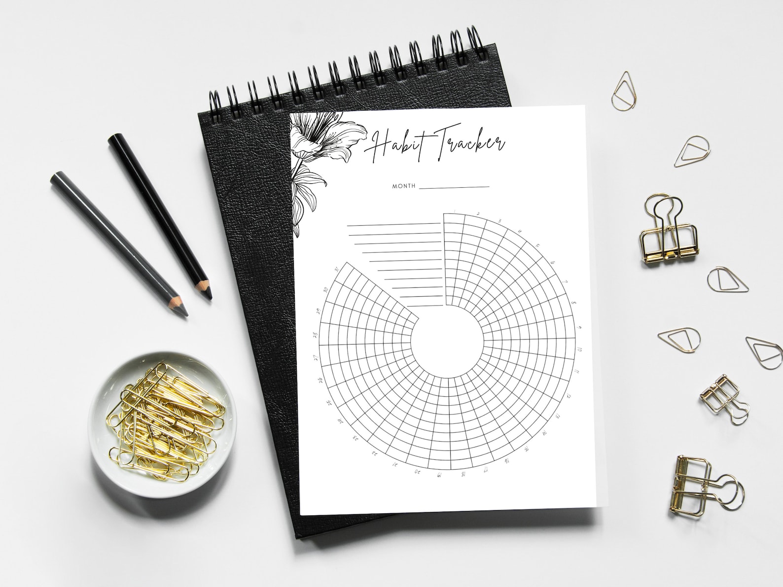 Daily Habit Tracker Printable Habit Track Bundle for Goals - Etsy