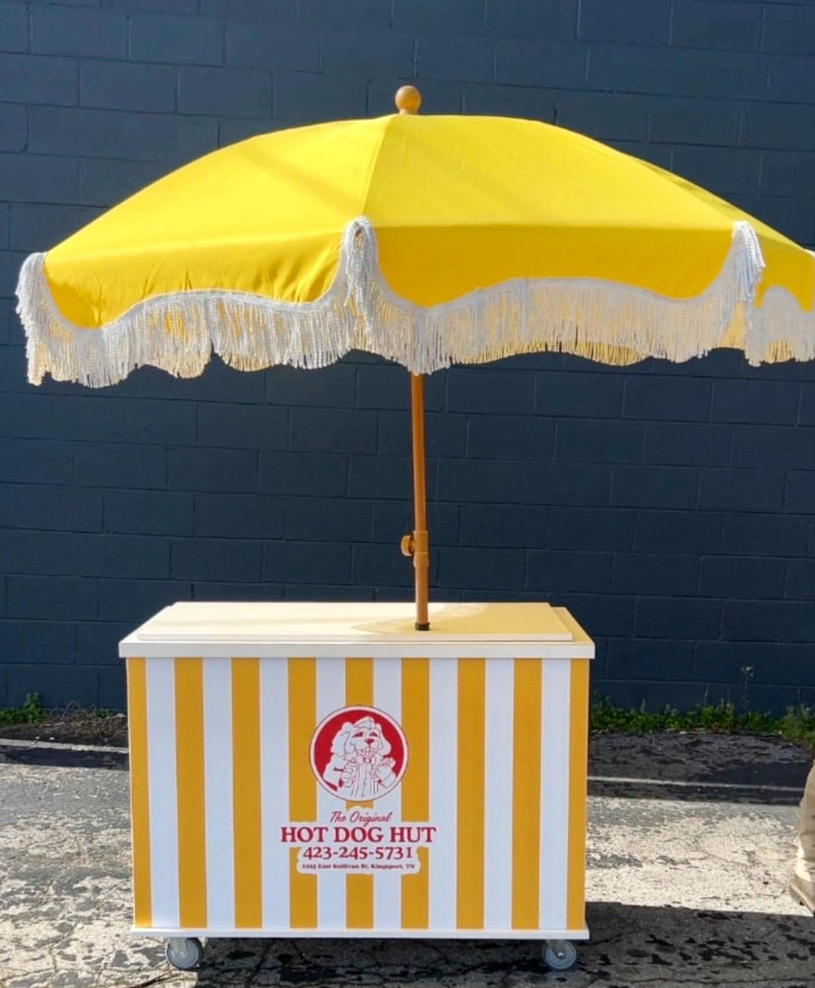 Sampling Cart Vinyl Wrapped Mobile Charcuterie Cart Collapsible Snack ...