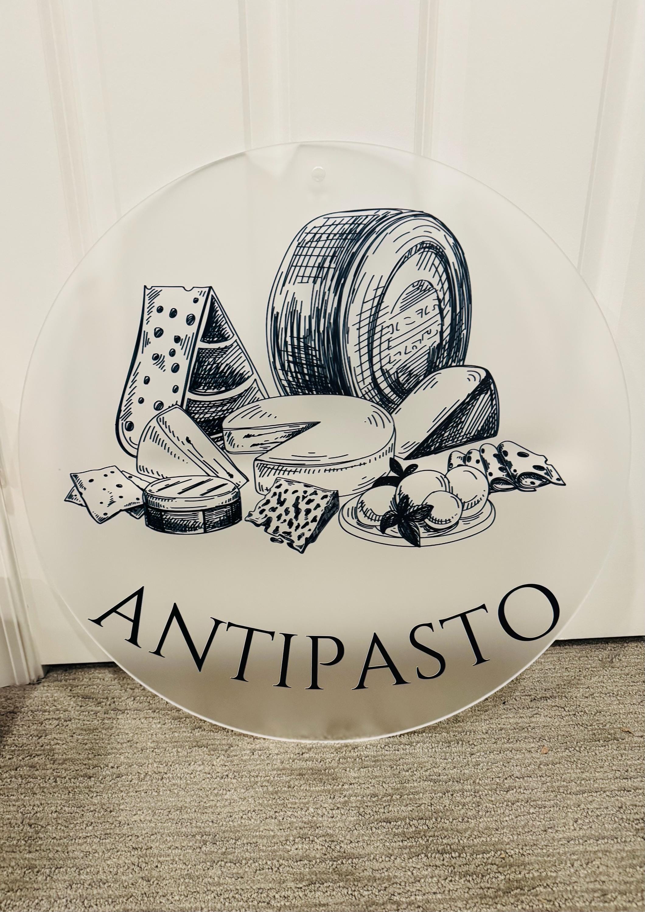 Custom Circular Acrylic Sign With UV Print Full Color Logo Sign for ...