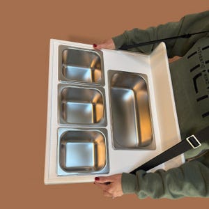Portable Cannoli Boxes With Carrying Straps Lightweight Mobile Cannoli ...