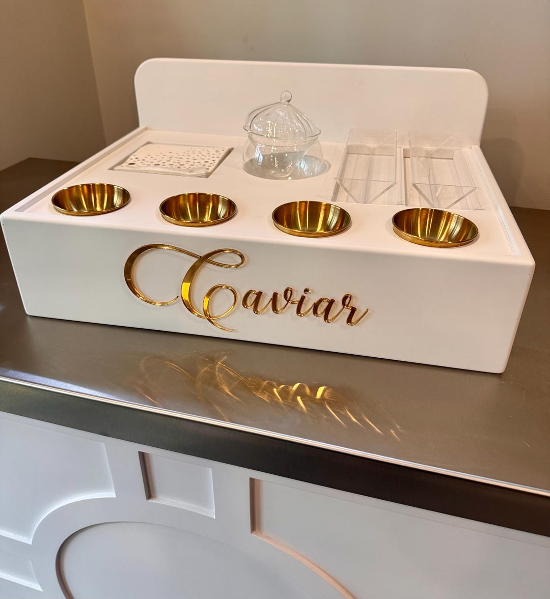 Luxury Caviar Display Box With Carrying Harness Portable Lightweight ...