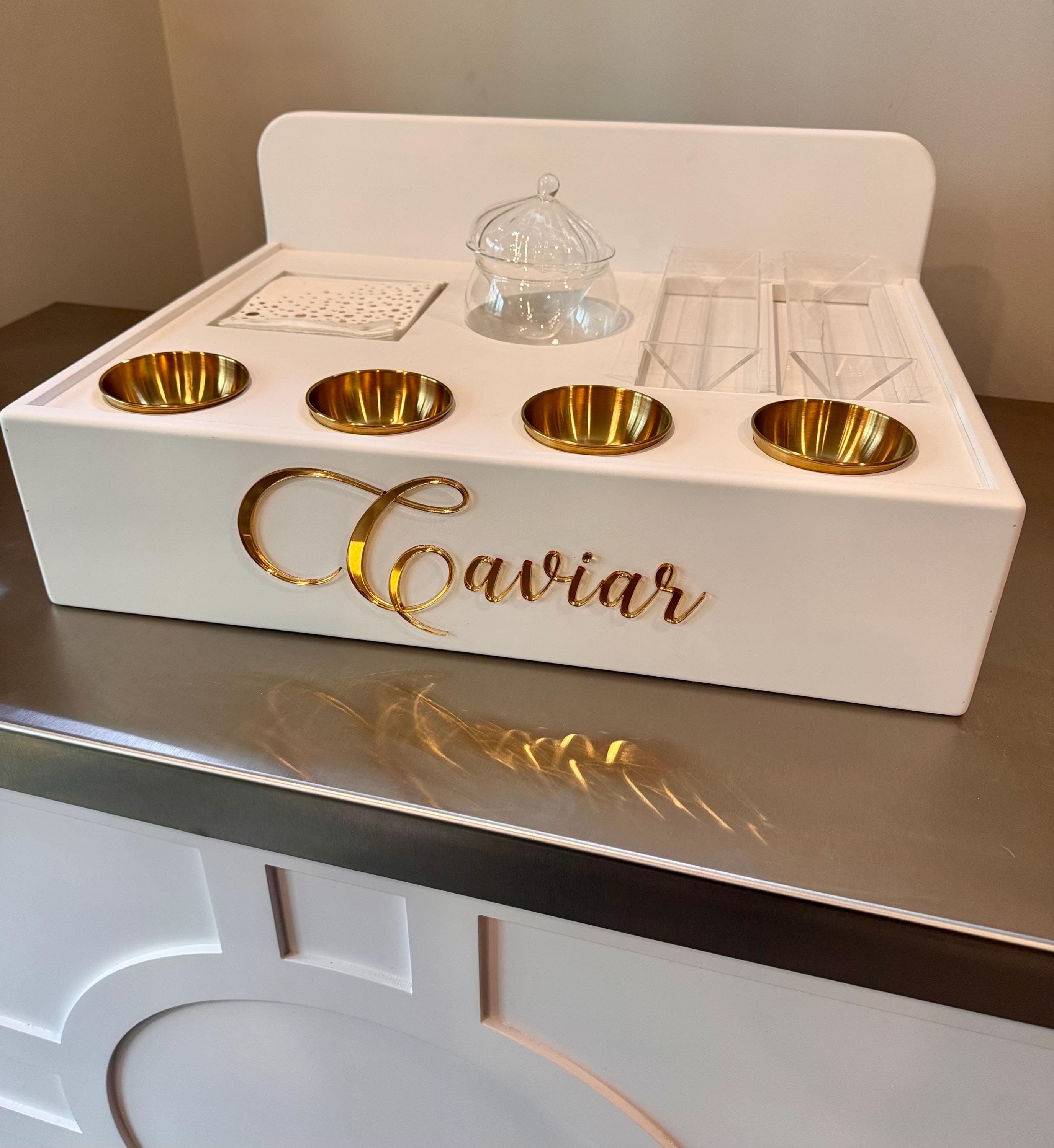 Luxury Caviar Display Box With Carrying Harness Portable Lightweight ...