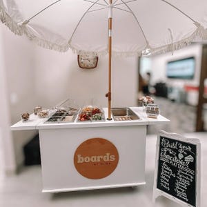 Portable Serving Cart for Catering at Weddings Event Cart Food ...