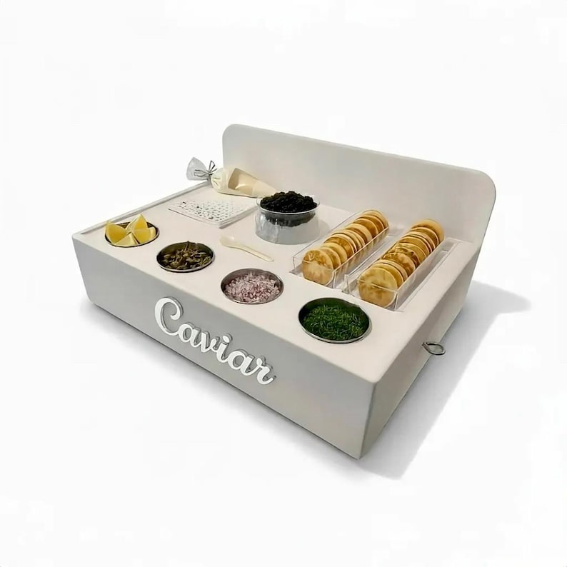 Luxury Caviar Display Box With Carrying Harness Portable Lightweight ...
