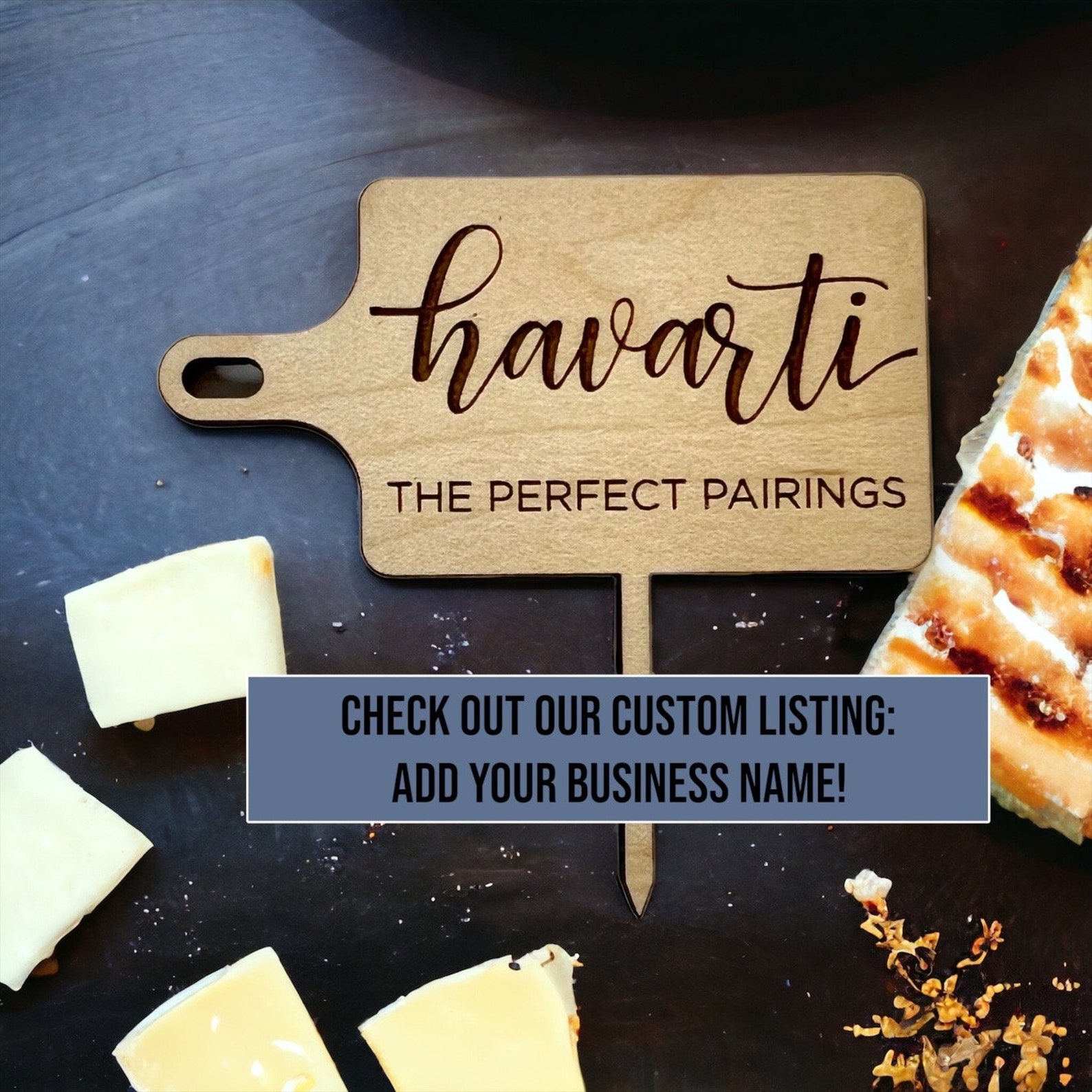 15 Cheese Marker Tags Charcuterie Board Food Label Picks Set of Wooden ...