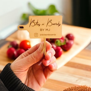 Custom Cheese Marker Tag Charcuterie Board Wood Cheese Labels Custom ...